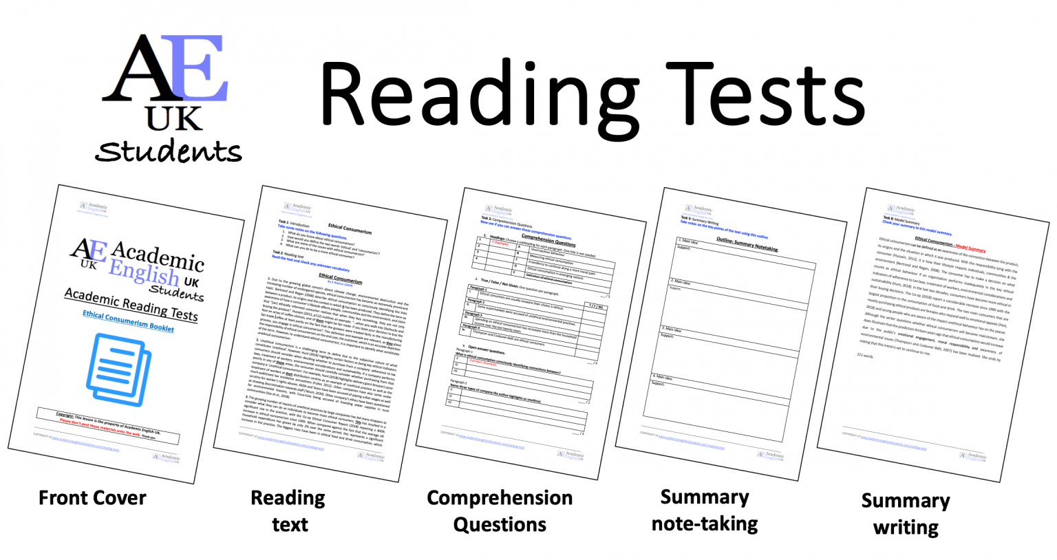 Reading Lessons for Academic English Students