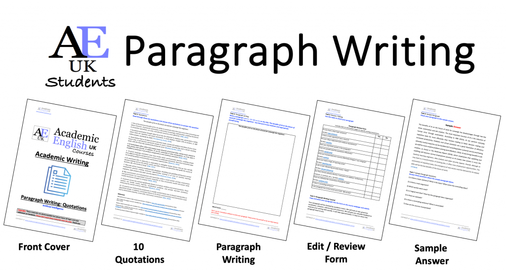 Academic Writing Worksheets